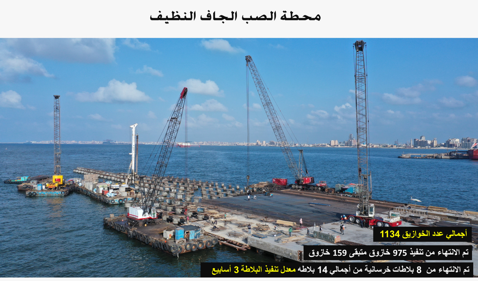 محطة الصب الجاف النظيف | الهيئة العامة لميناء الإسكندرية